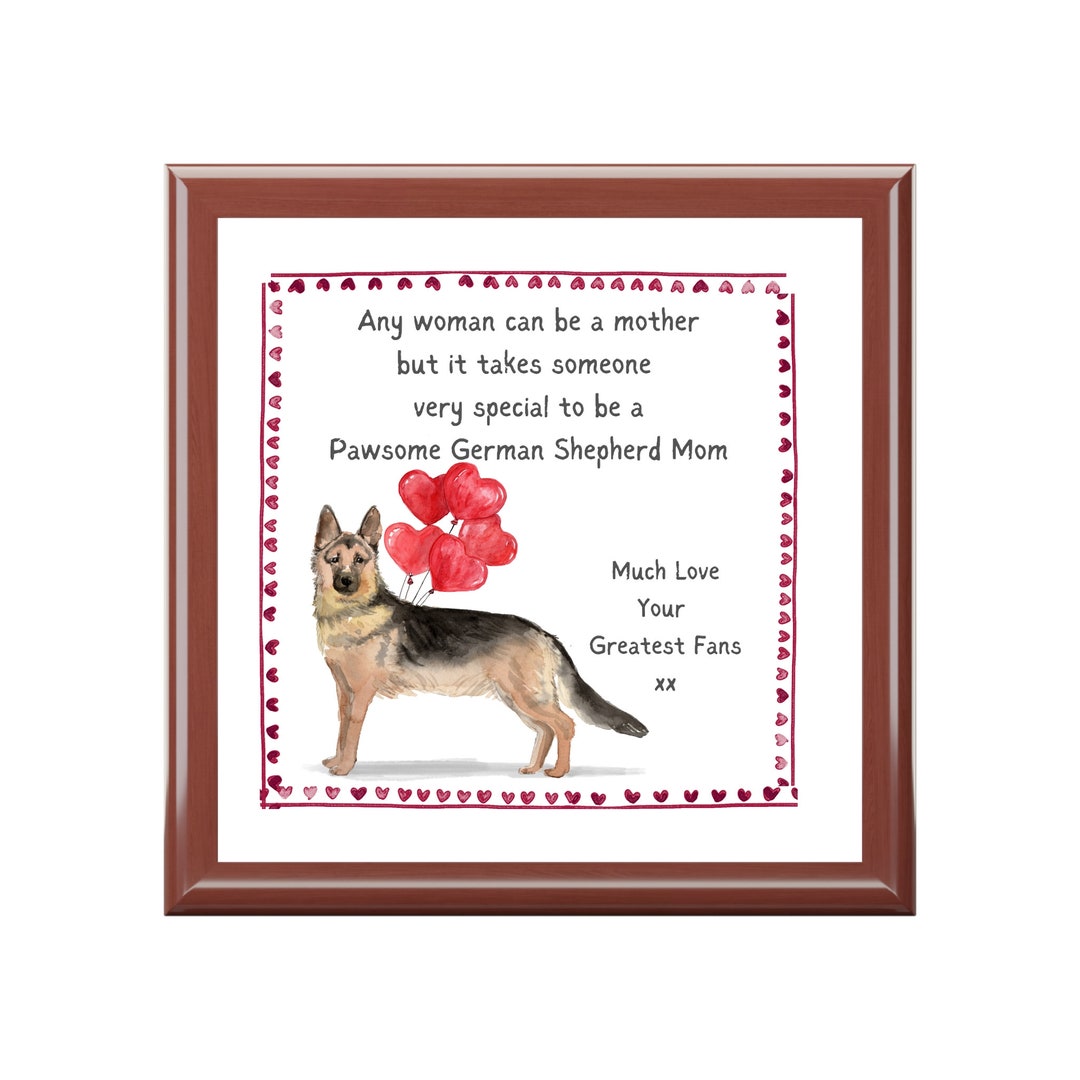 Custom German Shepherd Jewelry Box, Special Occasion Gift for German ...