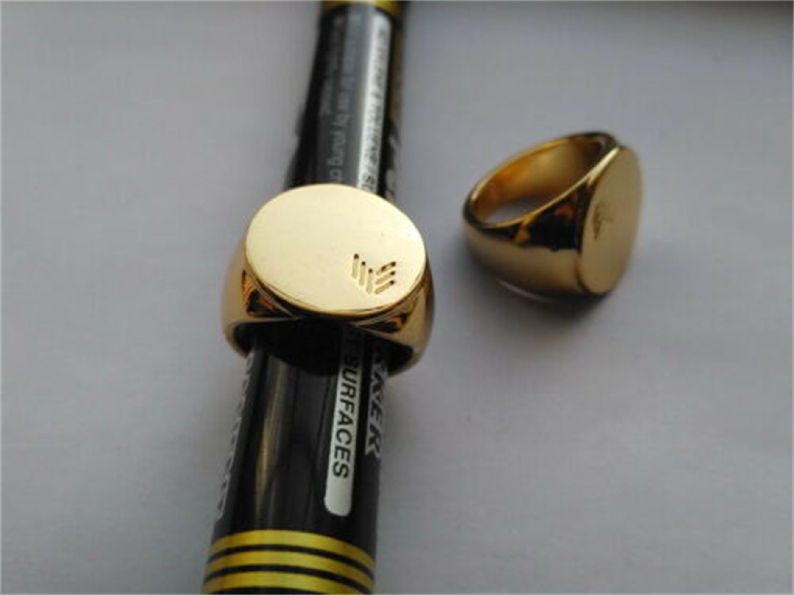 Melody Ehsani Signature Signet Ring / Unisex Ring Size M / N / | Etsy