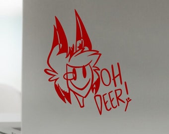 Hazbin Hotel Alastor Decal - Etsy