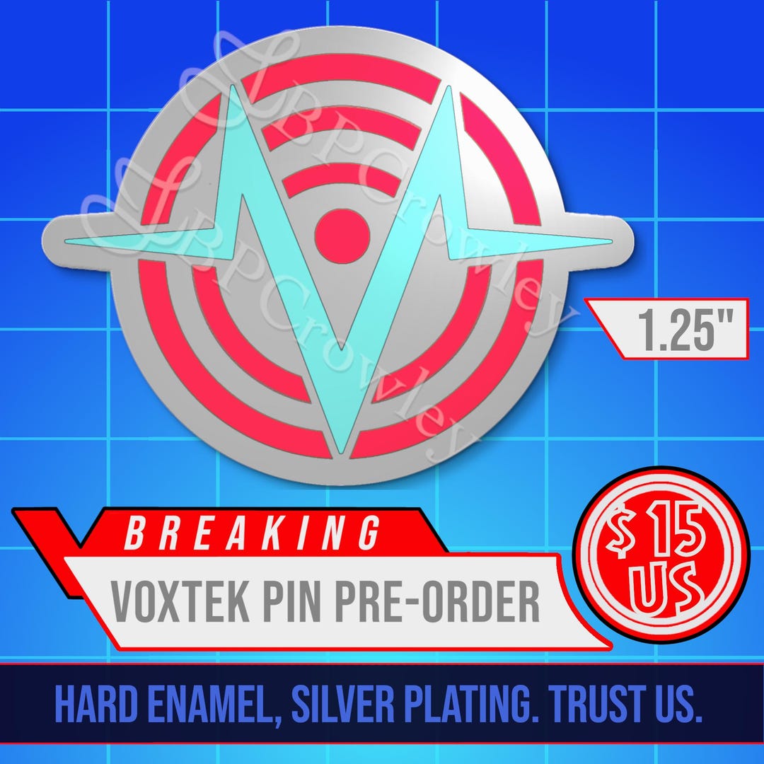 PRE-ORDER Voxtek Logo Hazbin Hotel Inspired Hard Enamel Pin - Etsy ...