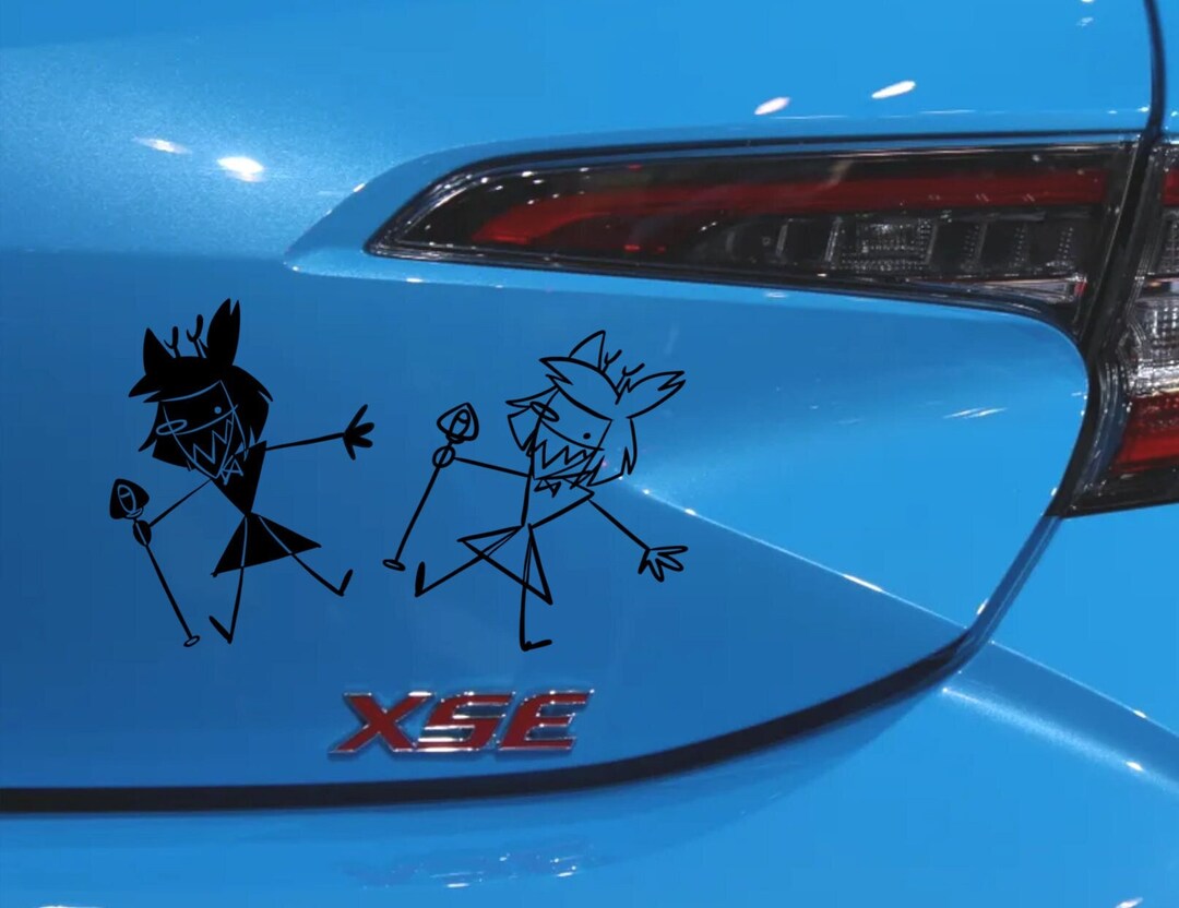 Smelly Alastor Stick Figure Hazbin Hotel Inspired Vinyl Decal - Etsy ...