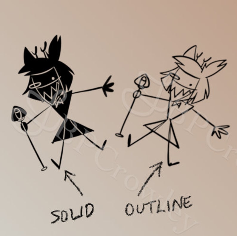 Smelly Alastor Stick Figure Hazbin Hotel Inspired Vinyl Decal - Etsy ...