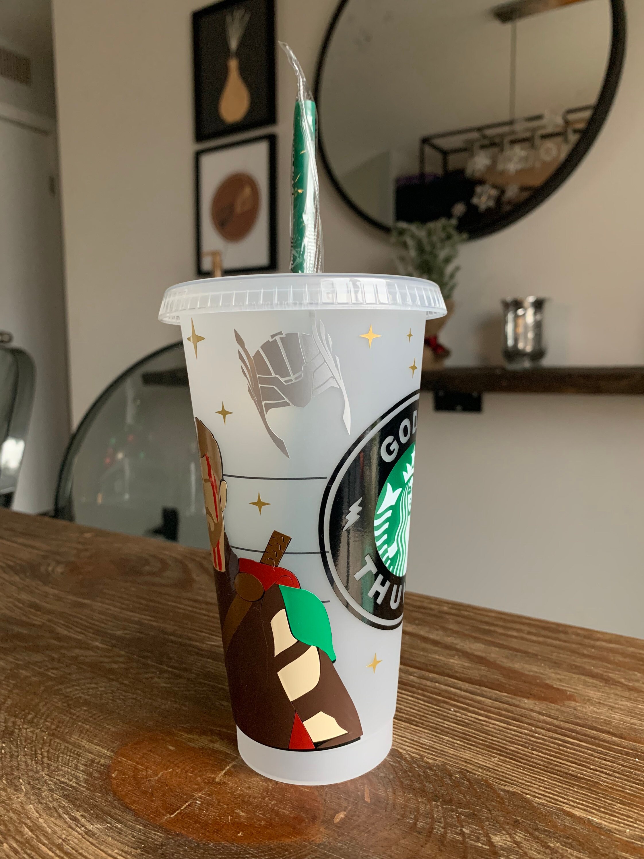 THOR STARBUCKS CUP Thor Cup Marvel Tumbler Marvel Cup - Etsy