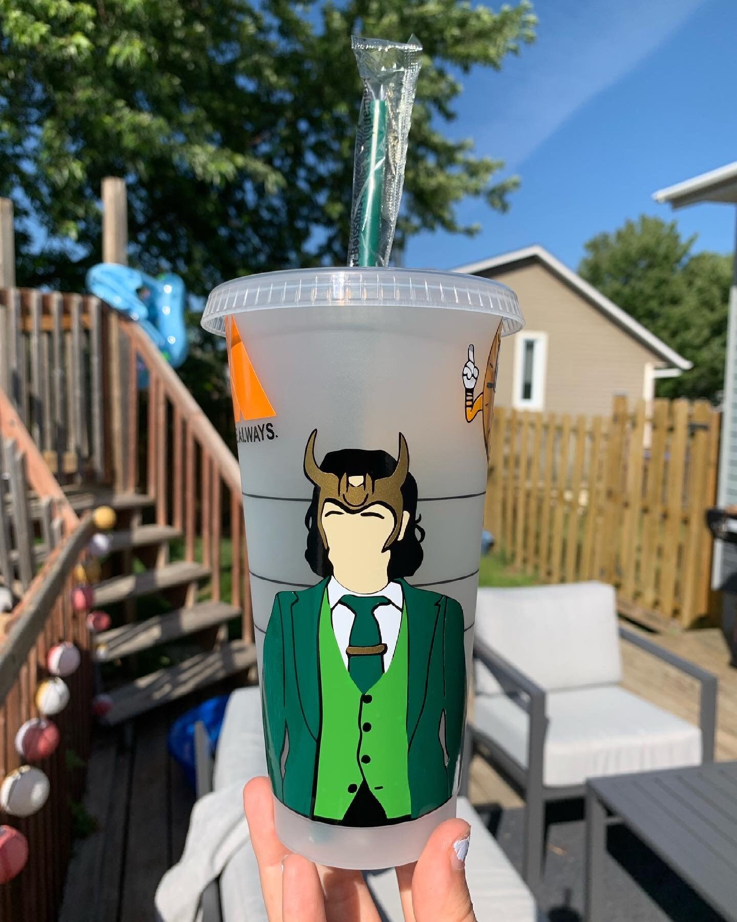 LOKI STARBUCKS CUP Loki Cup Marvel Tumbler Marvel Cup - Etsy