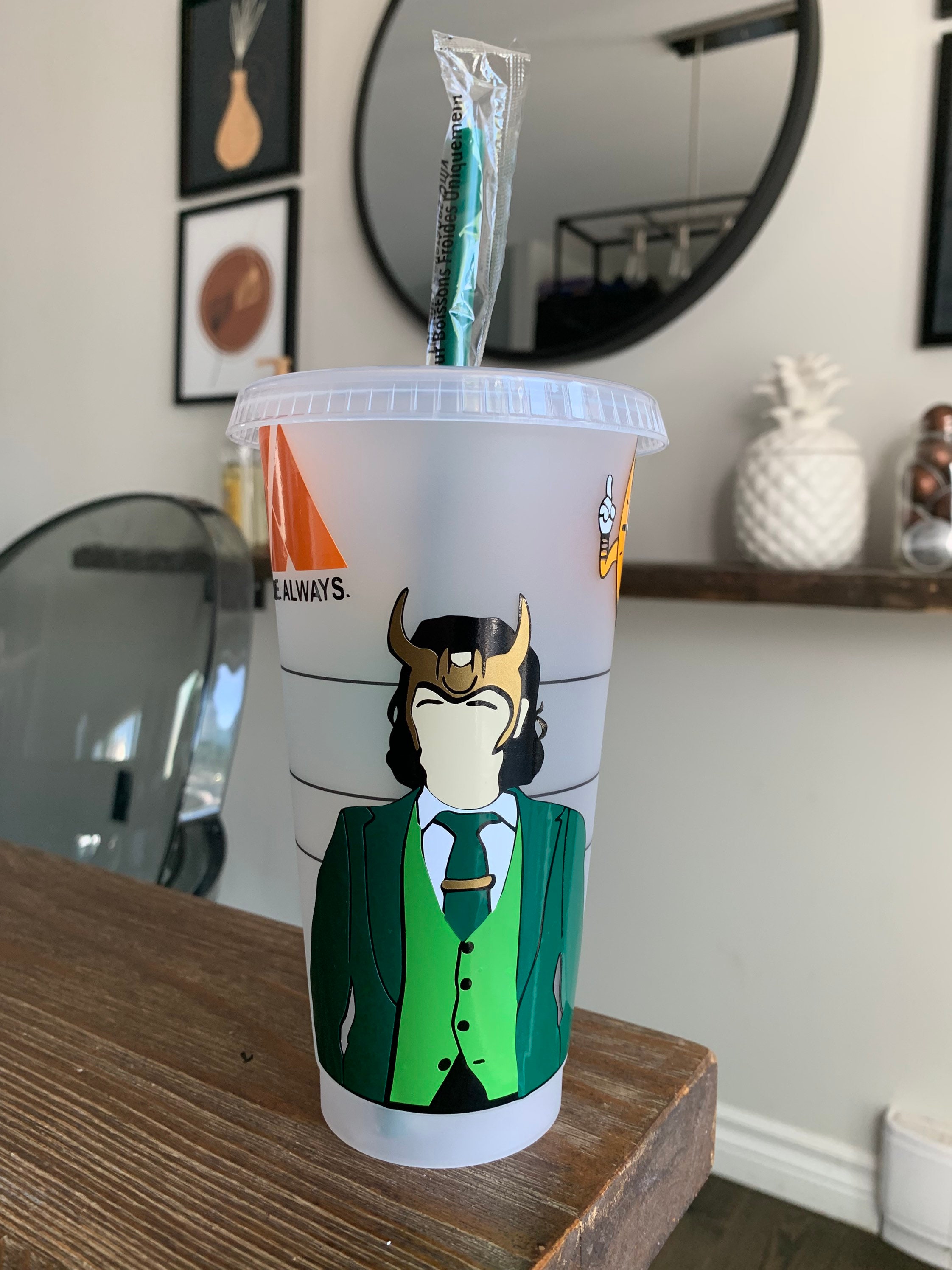 LOKI STARBUCKS CUP Loki Cup Marvel Tumbler Marvel Cup - Etsy