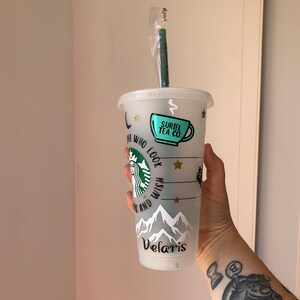 ACOTAR COLD CUP | Starbucks Cup | Acotar | a Court of Thorns and Roses ...