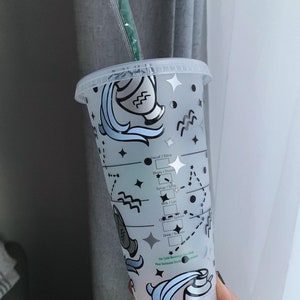AQUARIUS STARBUCKS CUP | Aquarius | Starbucks Cup | Astrology | Tumbler ...