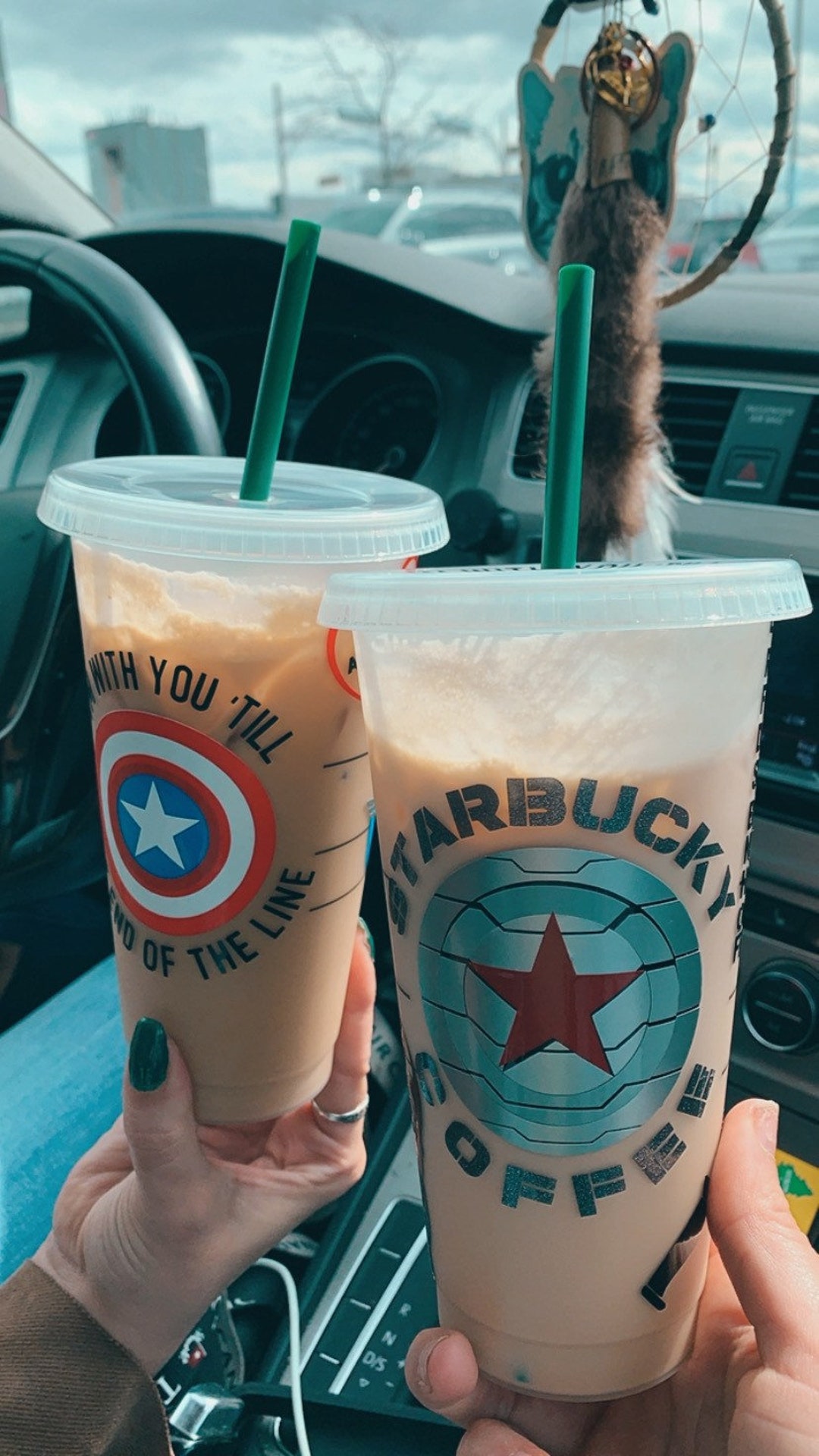 CAPTAIN AMERICA BUNDLE | Marvel Cup | Gift for Marvel Fan | Starbucks ...