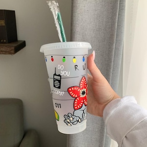 STRANGER THINGS CUP | Stranger Things Starbucks Cup | Demogorgon ...