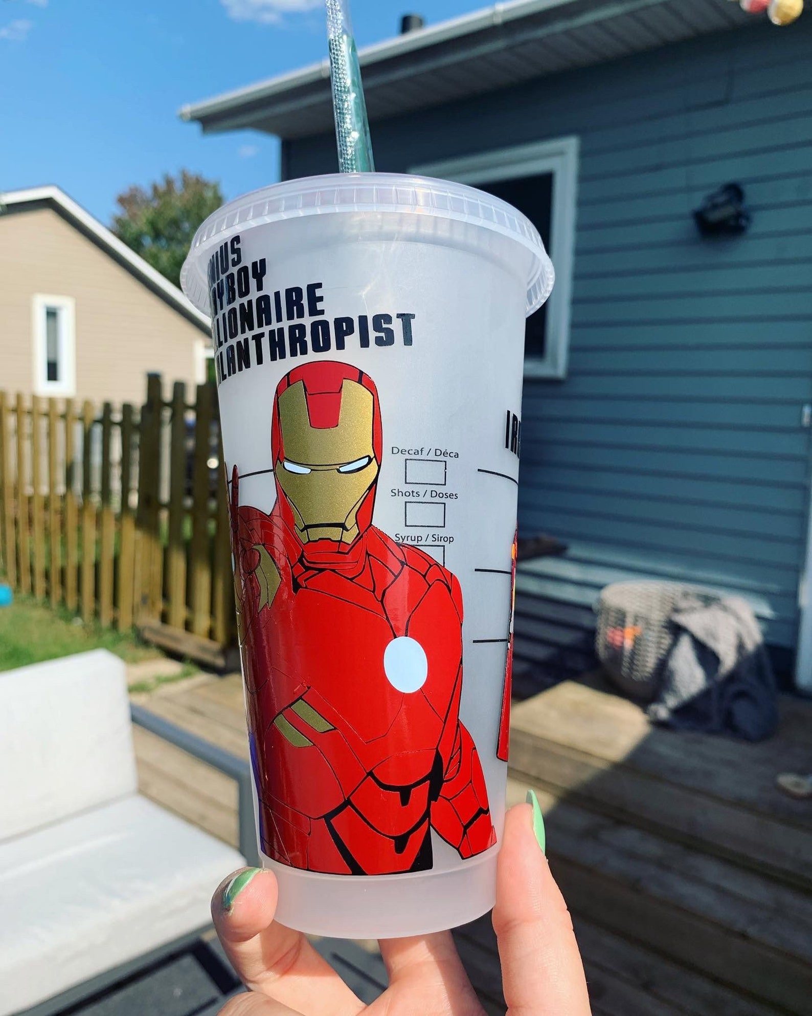 IRON MAN CUP | Iron Man Cup | Cold Cup | Avengers Cup | Iron Man ...