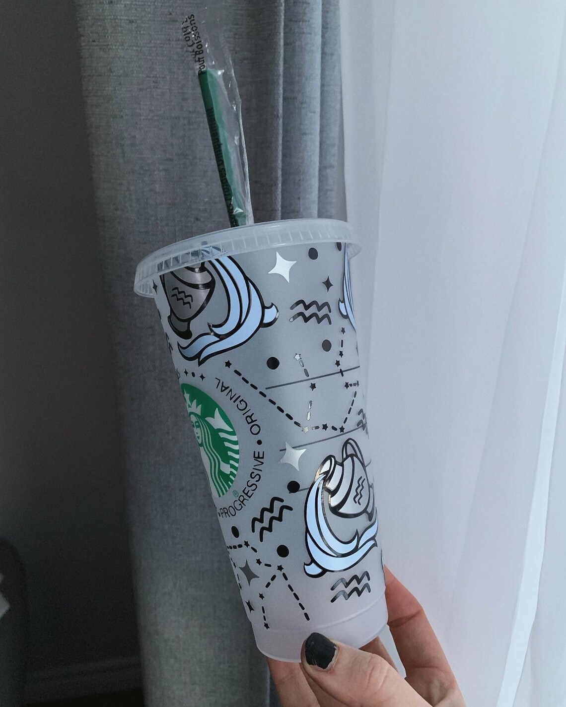 AQUARIUS STARBUCKS CUP | Aquarius | Starbucks Cup | Astrology | Tumbler ...