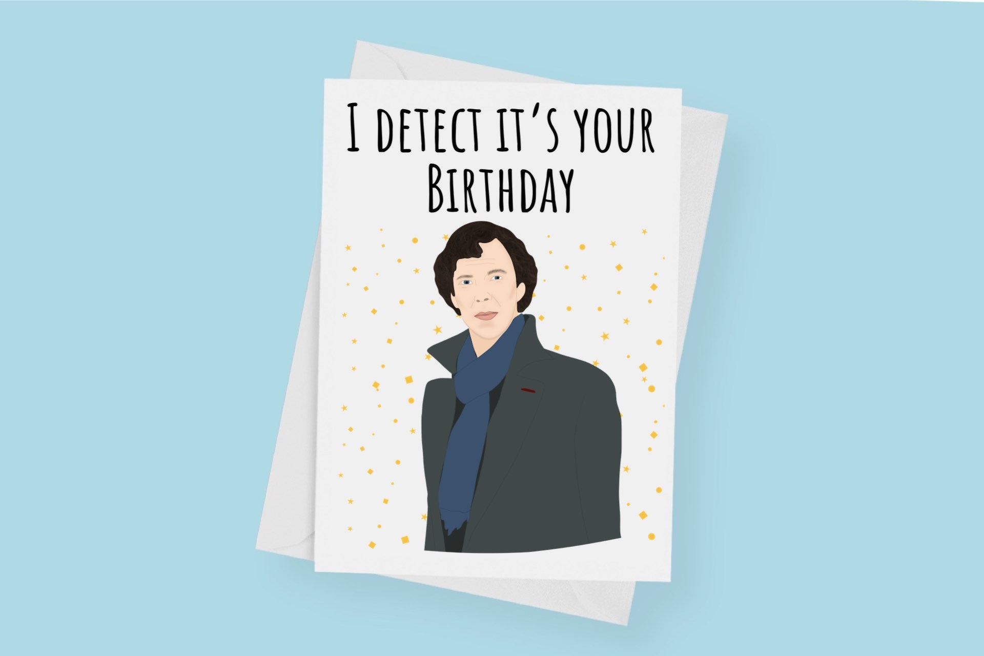 Sherlock Holmes Birthday Card