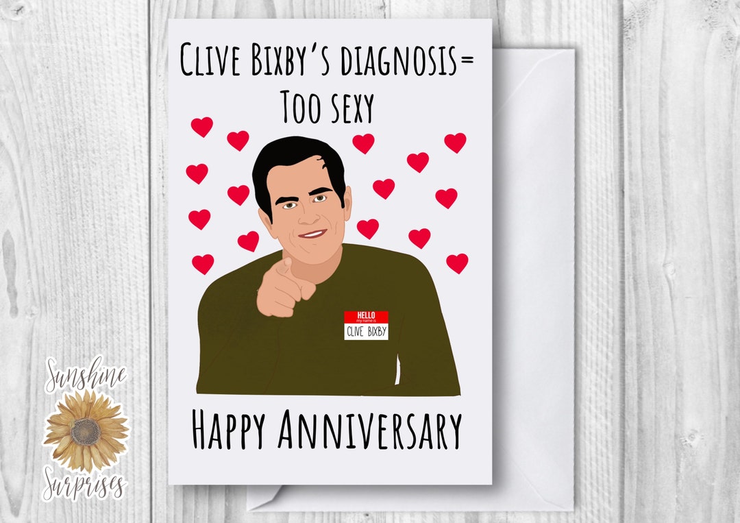 Clive Bixby Modern Family Anniversary Card. Netflix - Etsy