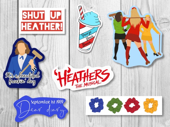 Heathers the Musical Sticker Pack Individual or 7 Sticker | Etsy UK