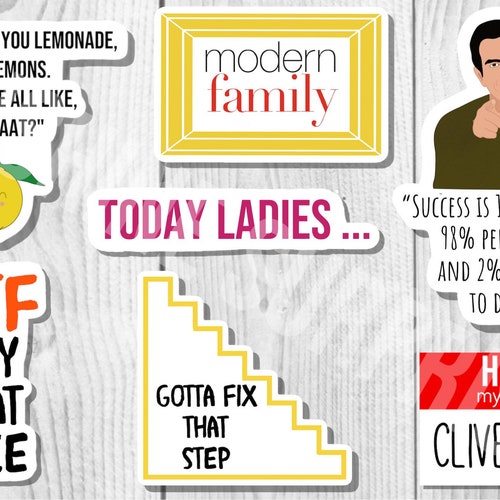 Modern Family Stickers | Etsy