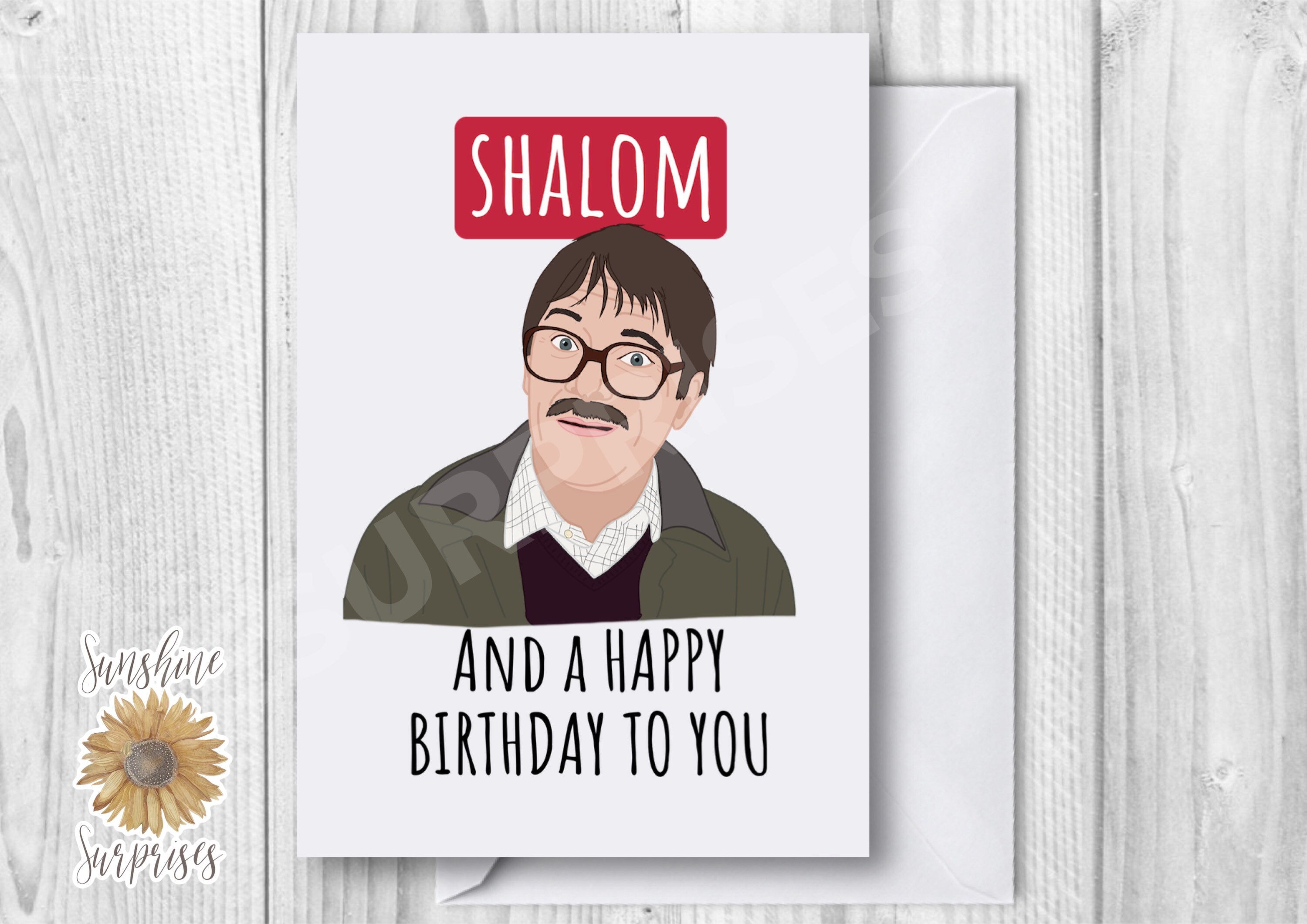 Friday Night Dinner Birthday Card Jim Shalom Funny - Etsy UK