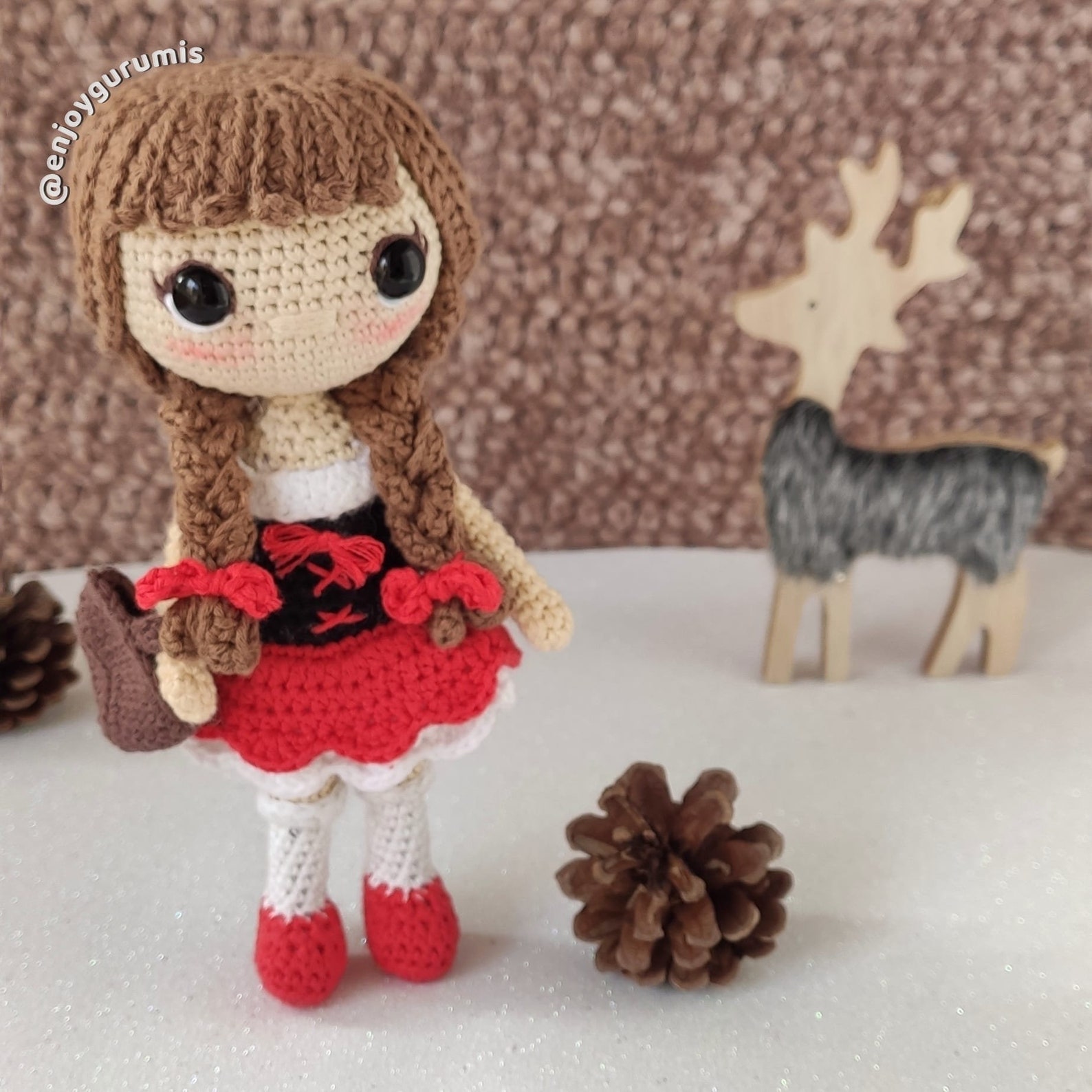 Pattern Little Red Riding Hood Amigurumi English. | Etsy