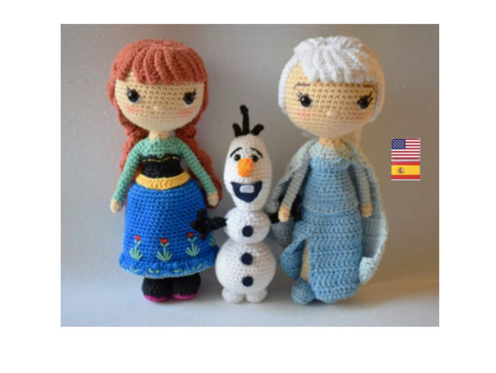 Amigurumi Pattern Frozen - Etsy