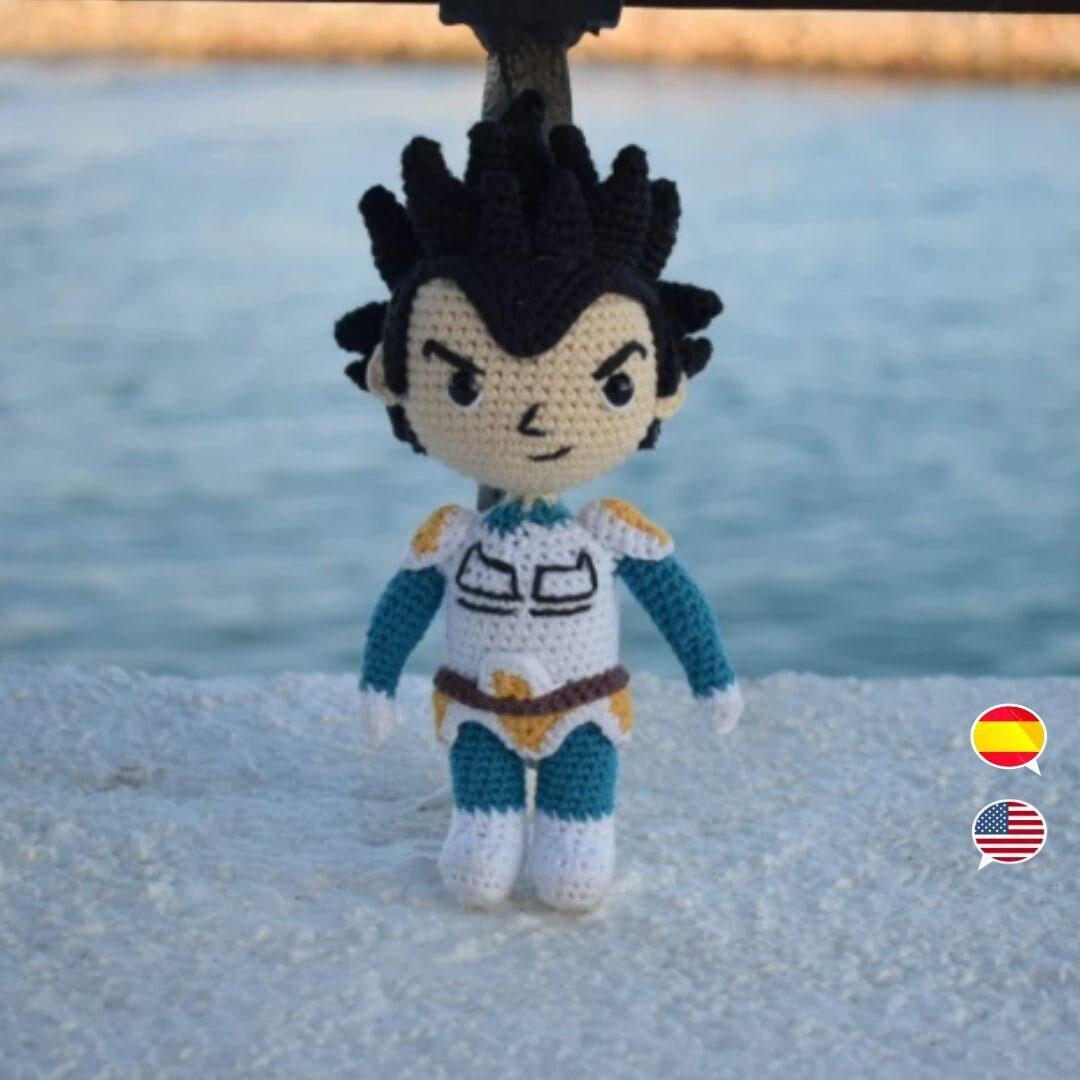 Vegeta Amigurumi Pattern - Etsy
