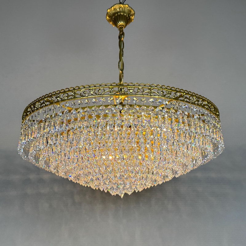 Swarovski Light Fixture - Etsy