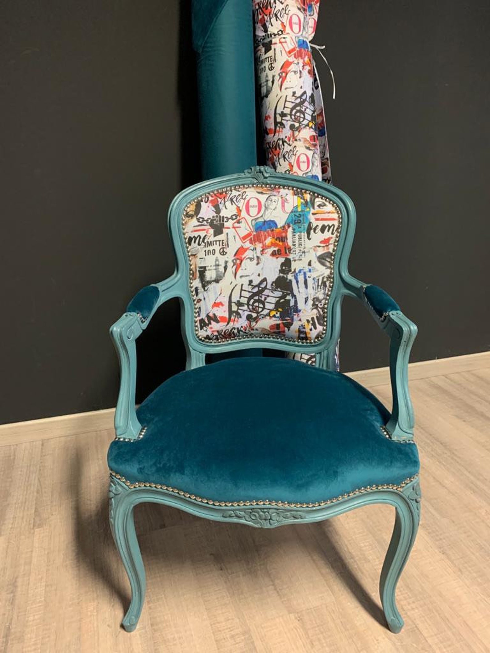 Eclectic chair | Etsy