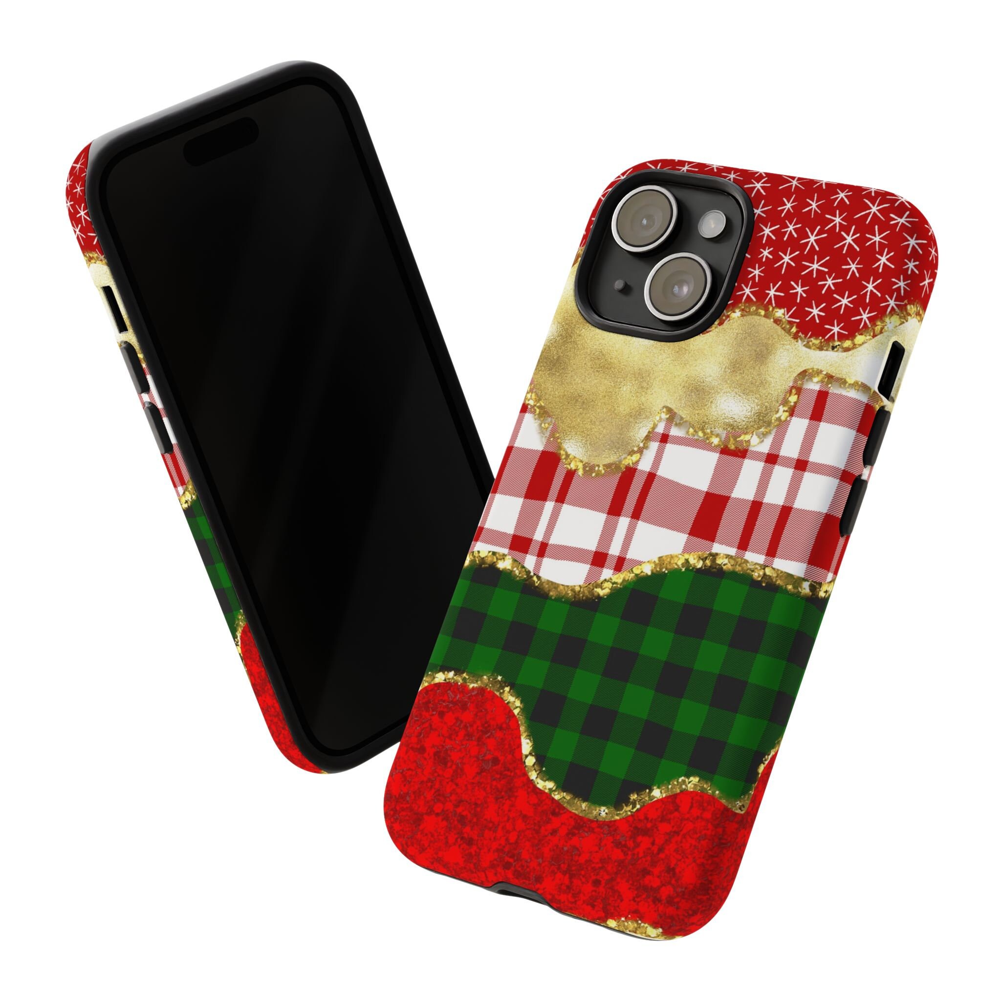 Holiday Glam Phone Case, Festive Christmas iPhone 16 Case, Iphone ...