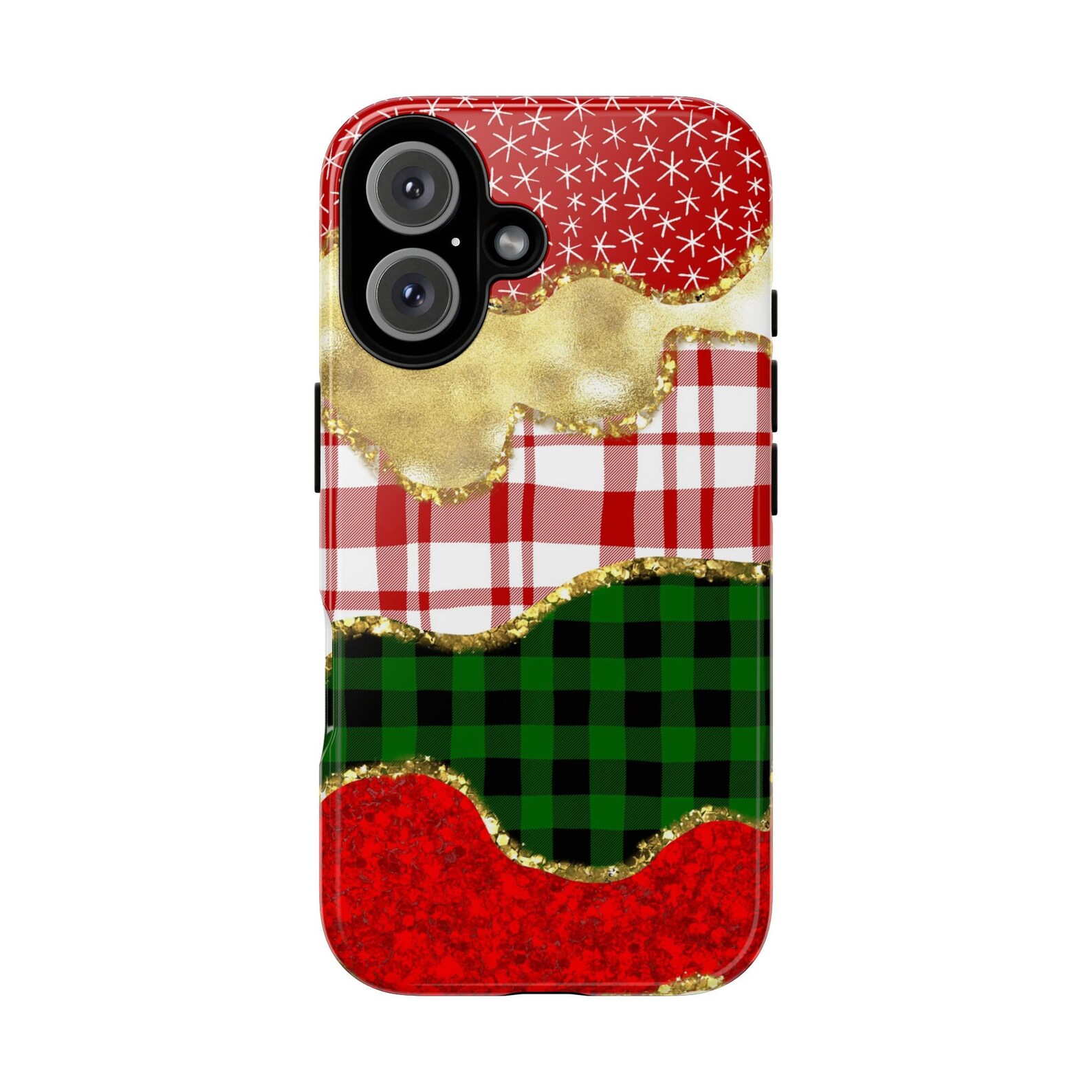 Holiday Glam Phone Case, Festive Christmas iPhone 16 Case, Iphone ...