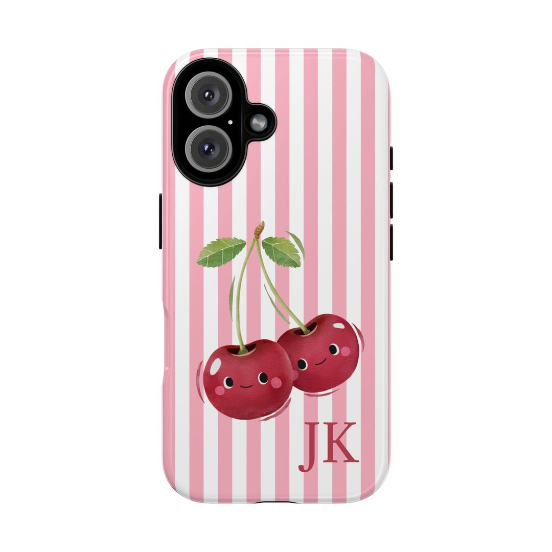 Cheery Cherry Preppy Pink Phone Case for iPhone Samsung and Google ...