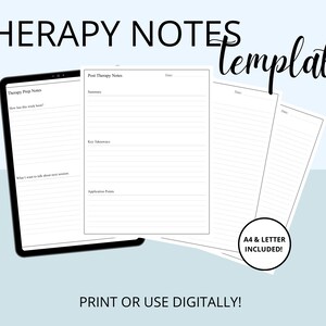 Therapy Notes Printable Therapy Worksheet Mental Health Worksheet ...