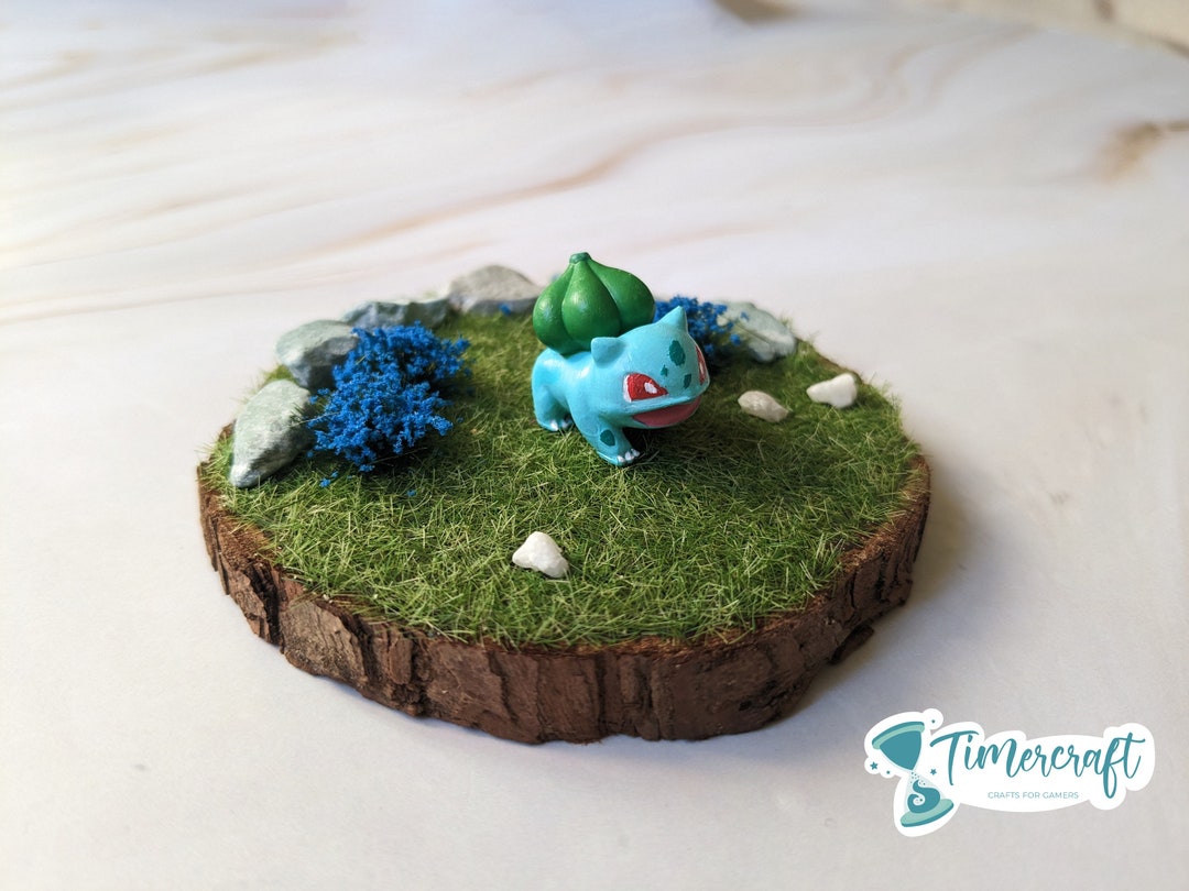 Bulbasaur Diorama, Gift for Pokemon Lovers, Gift for Him, Gift for Her ...