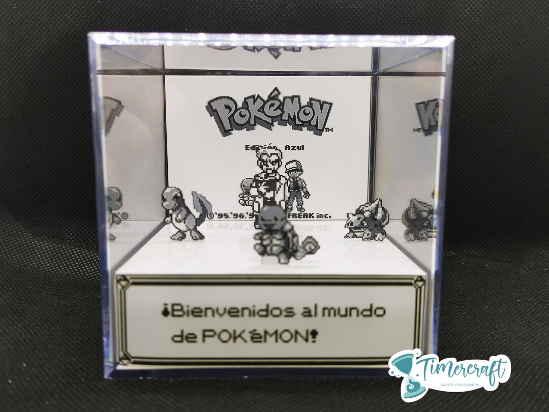 Pokémon Red, Pokemon Blue Cubediorama, Welcome to the World of Pokemon ...
