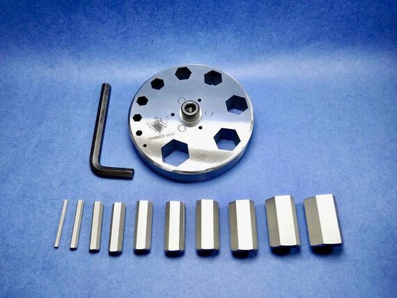 Hexagonal Disc Cutter 4mm to 31mm Set of 10 Disk Cutter | Etsy