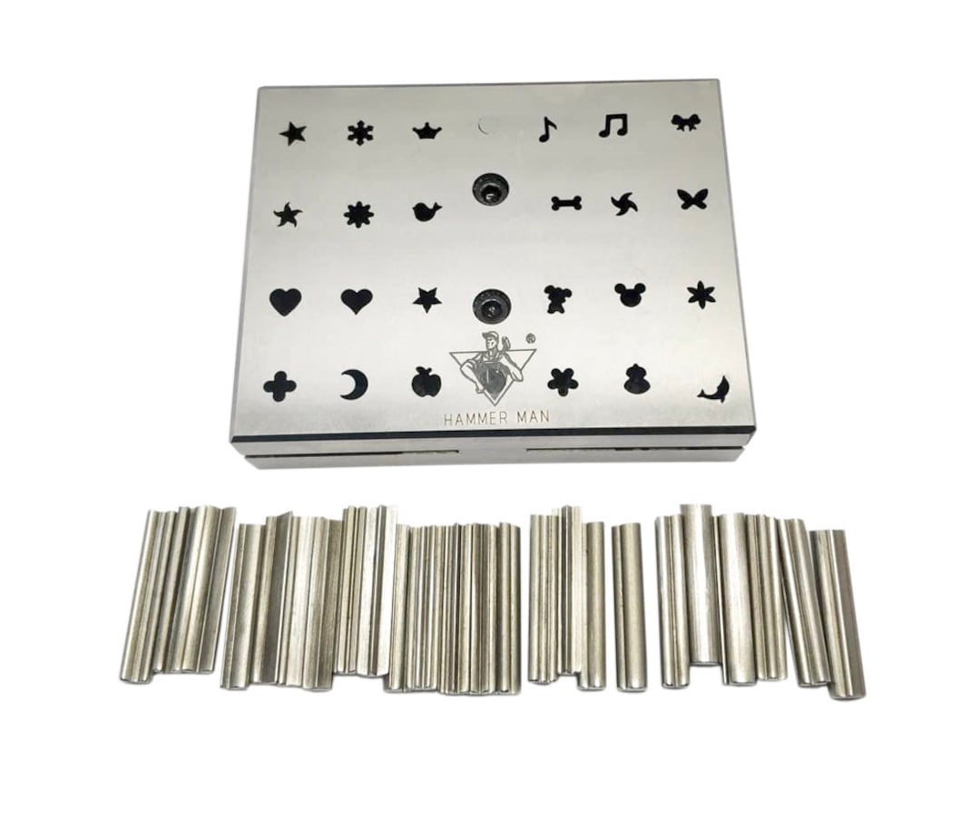 Multi Shape Disc Cutter Set of 24 Assorted Shapes 6 to 8mm Size ...