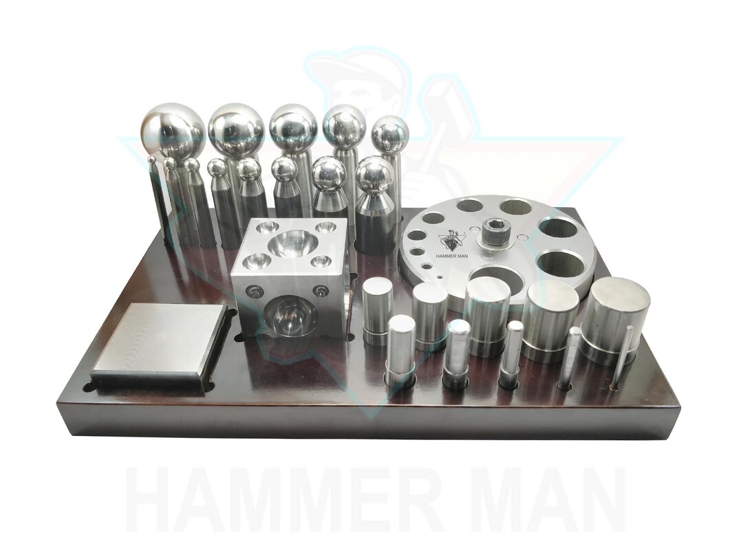 Dapping Set With Disc Cutter Metal Forming Set Disc Cutter - Etsy