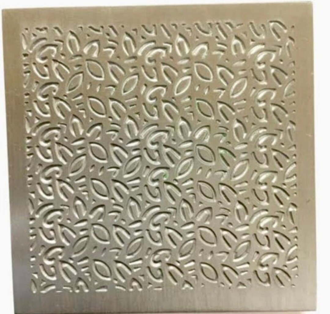 3 Steel Block for Impression Embossing Texture, Texture Plate ...