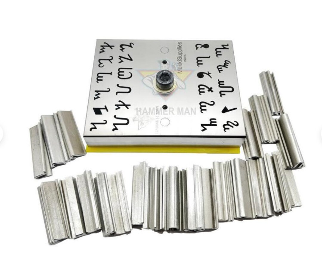 Theban Alphabets Disc Cutter Available in Bold & Light Fonts. Stamping ...