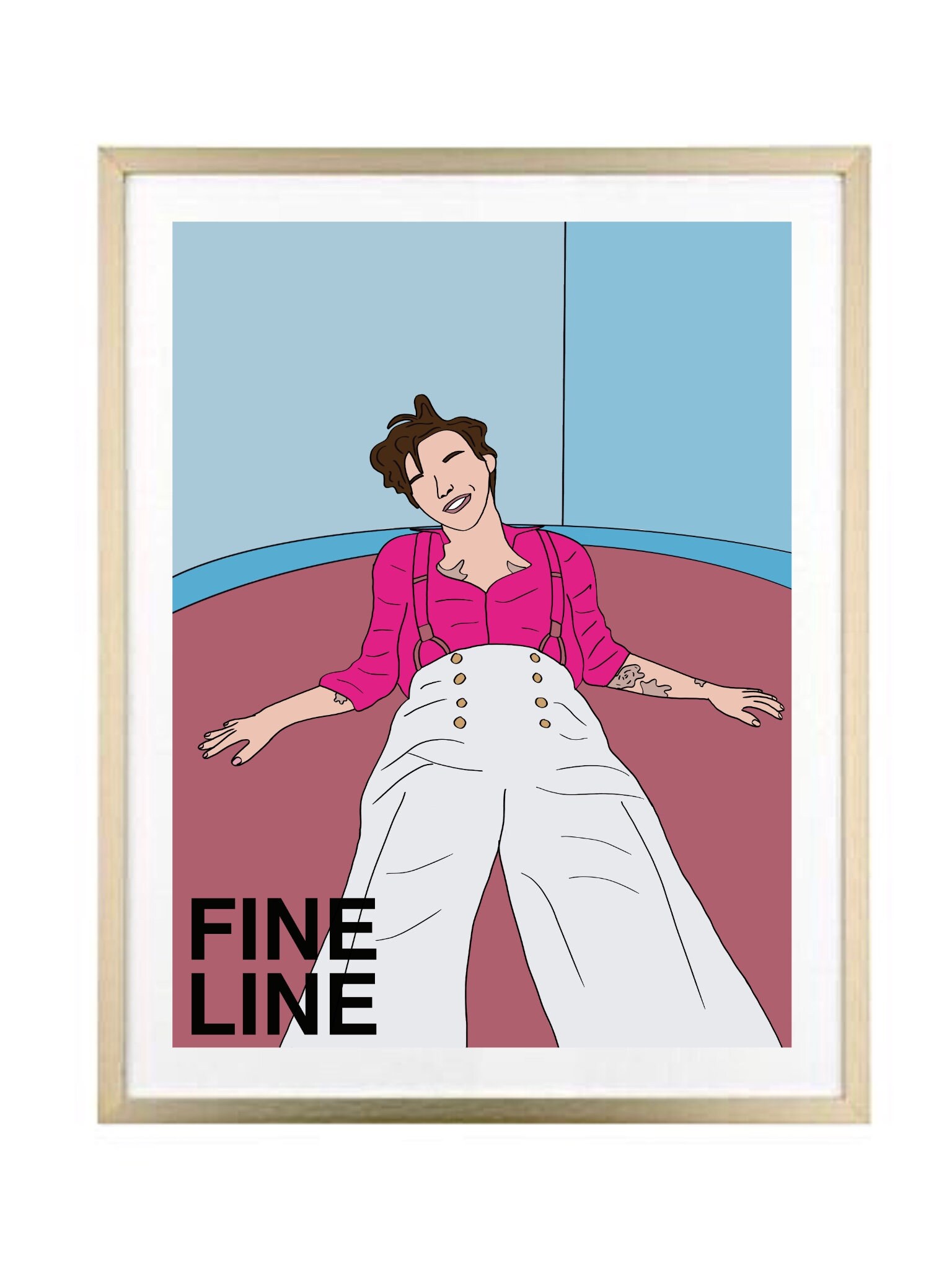 Digital Print: FINE LINE Album Cover - Etsy