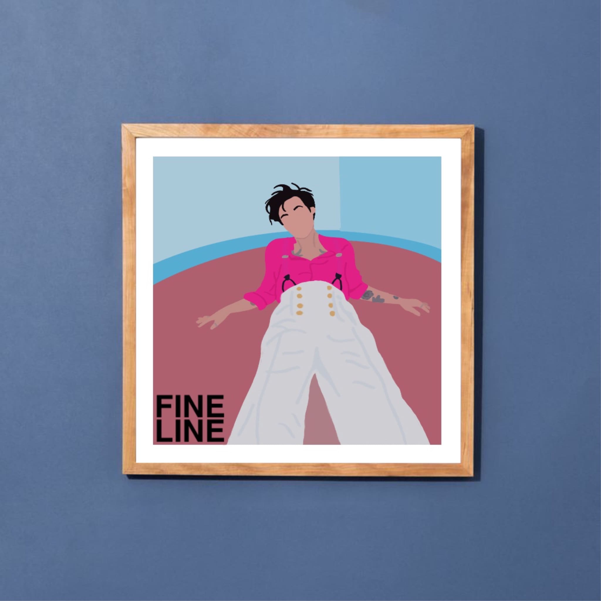Digital Print: FINE LINE Album Cover | Etsy