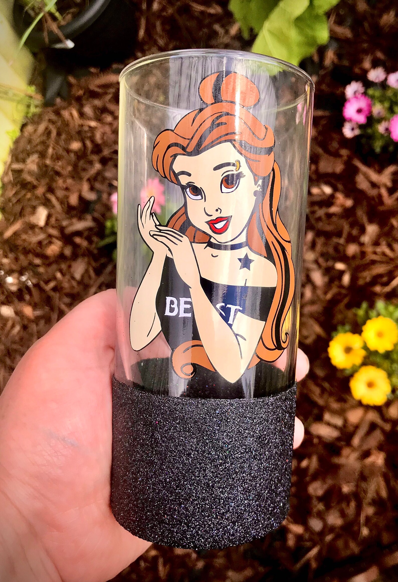 Punk Rock Princess Glitter Tumbler Glasses Gothic Style - Etsy UK