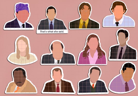 The Office TV Show Sticker Best Friends Gift Individual | Etsy
