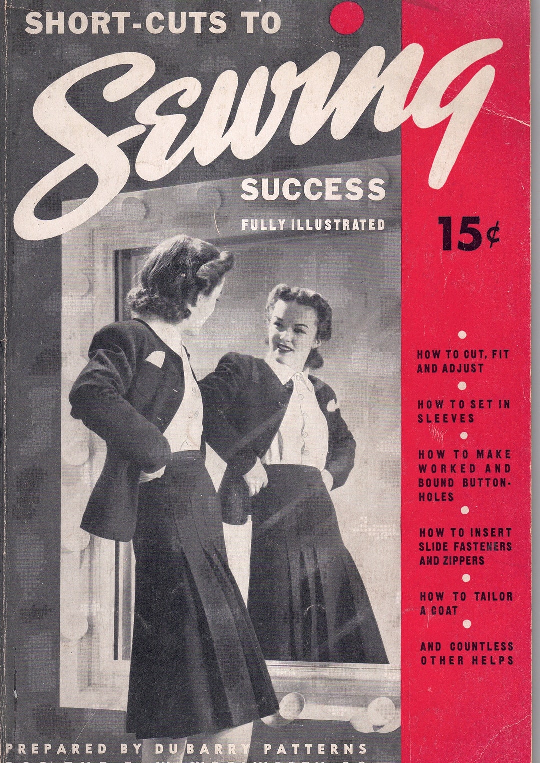 Vintage Dubarry Short-cuts to Sewing Success PDF Booklet - Etsy