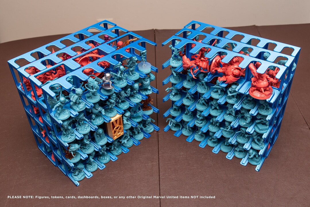Marvel United Season 1 & 2 Miniature Figure Storage and Display ...
