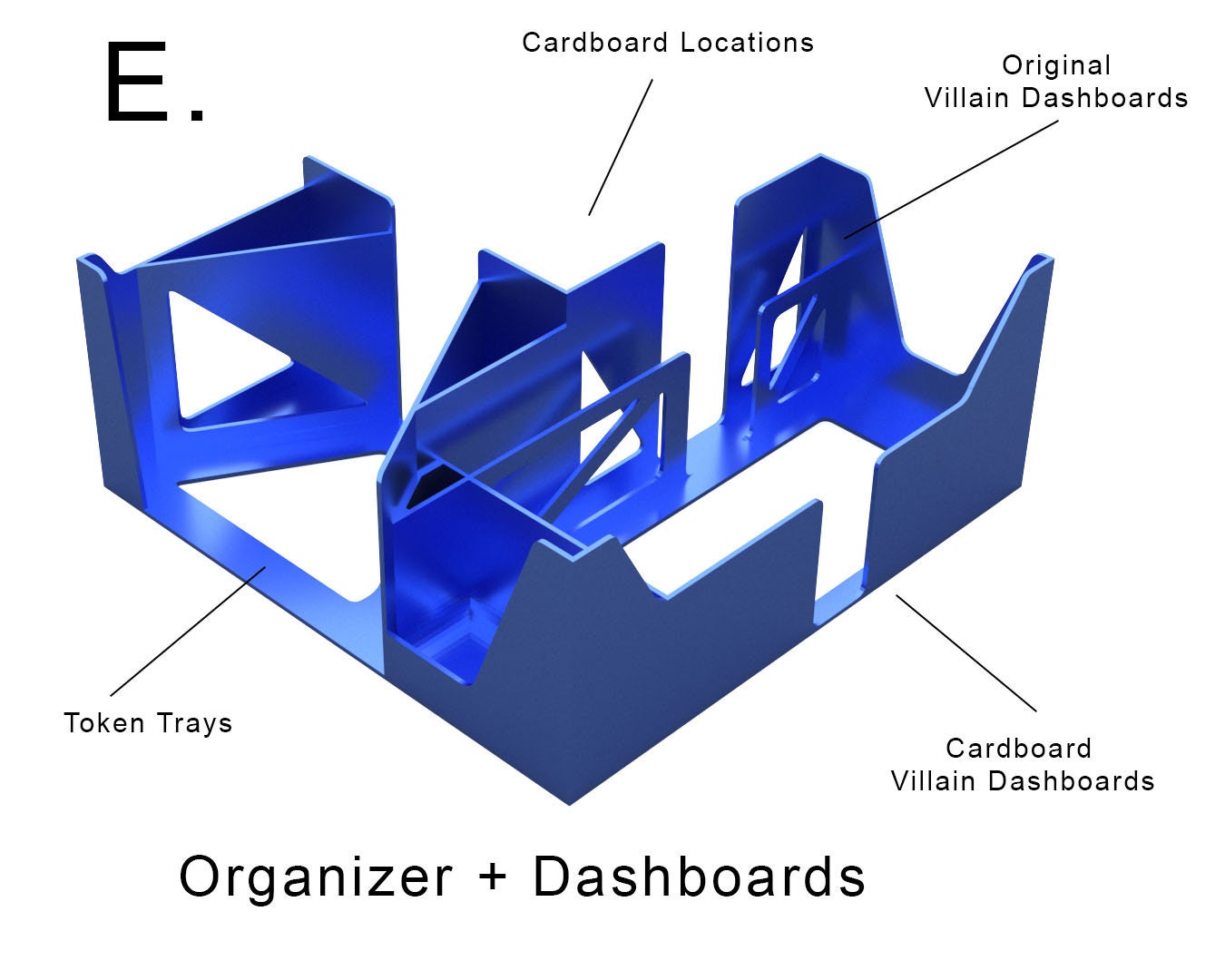 Cardboard Locations Token Trays and Infinity Gauntlet - Etsy