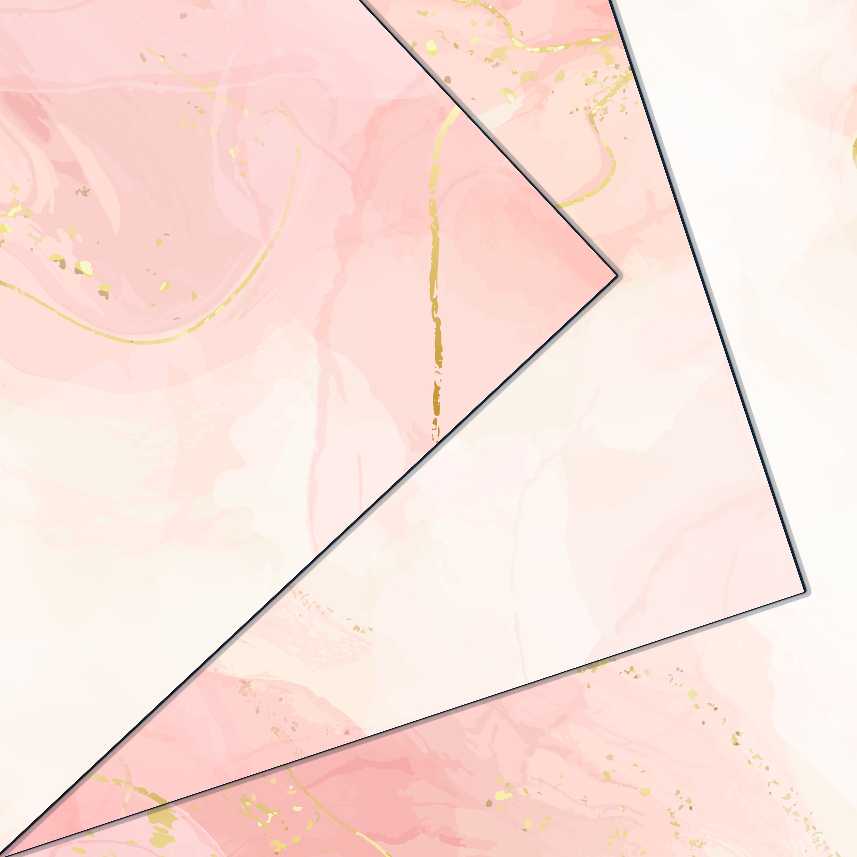 Seamless Rose Pink Gold Marble Digital Paper, Marble Background ...