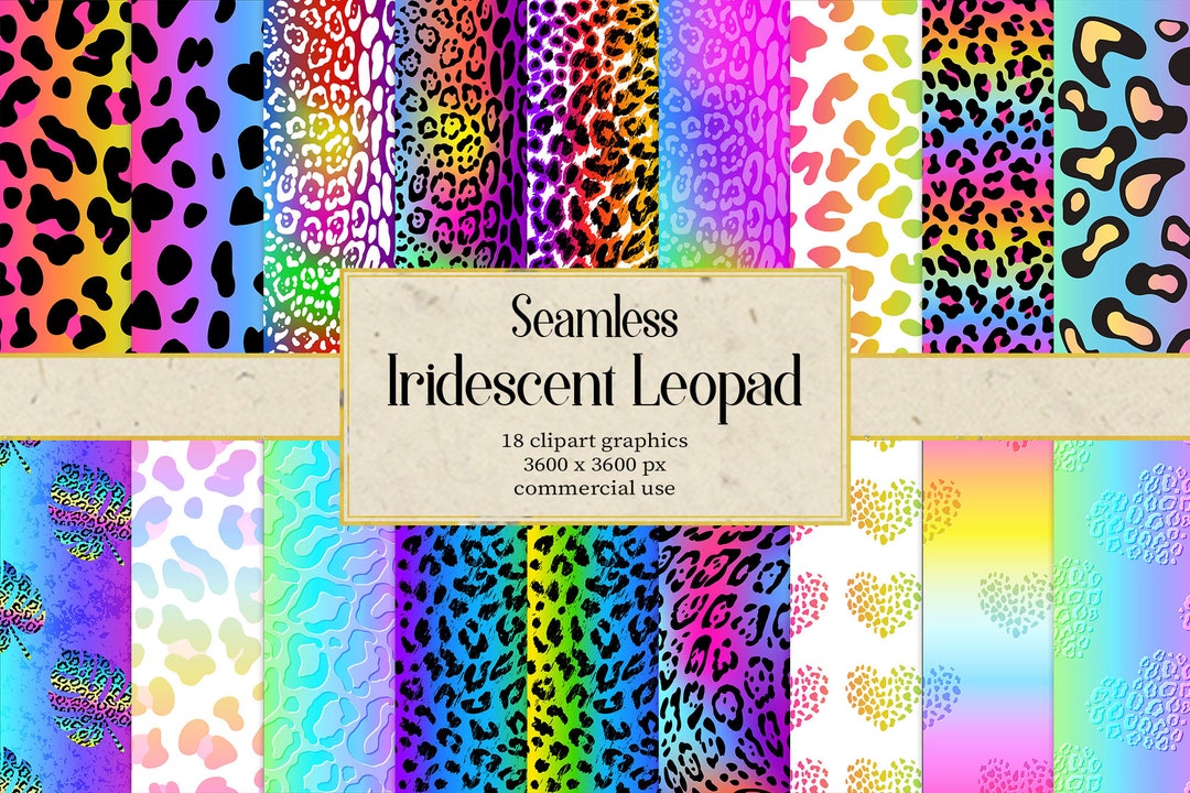 Seamless Iridescent Patterns, Seamless Digital Paper, Iridescent Foils ...