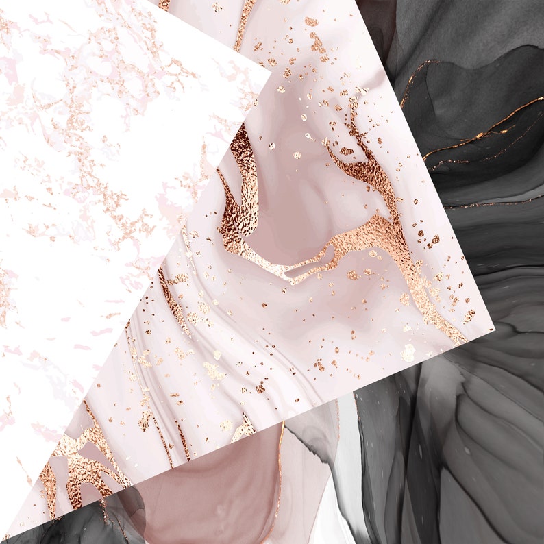 Seamless Rose Gold Marble Digital Paper Marble Background - Etsy