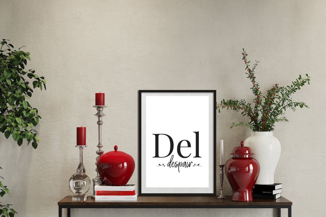 Set of 3 Canvas Ctrl Alt Del Wall Art Print Set Motivational - Etsy