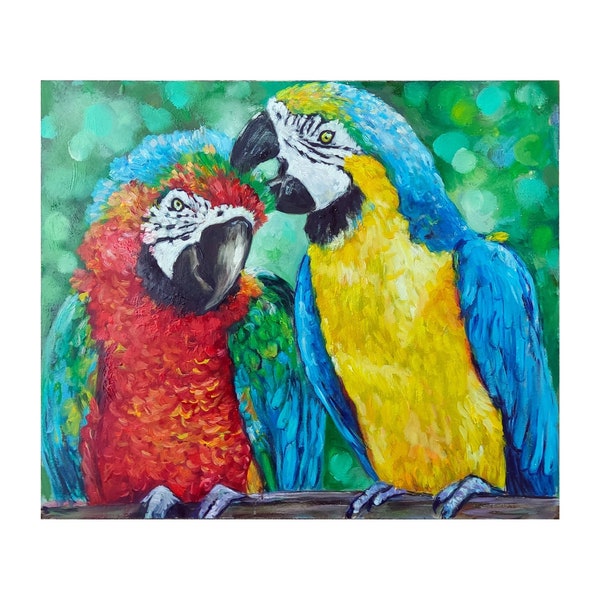 Macaw Painting Original - Etsy