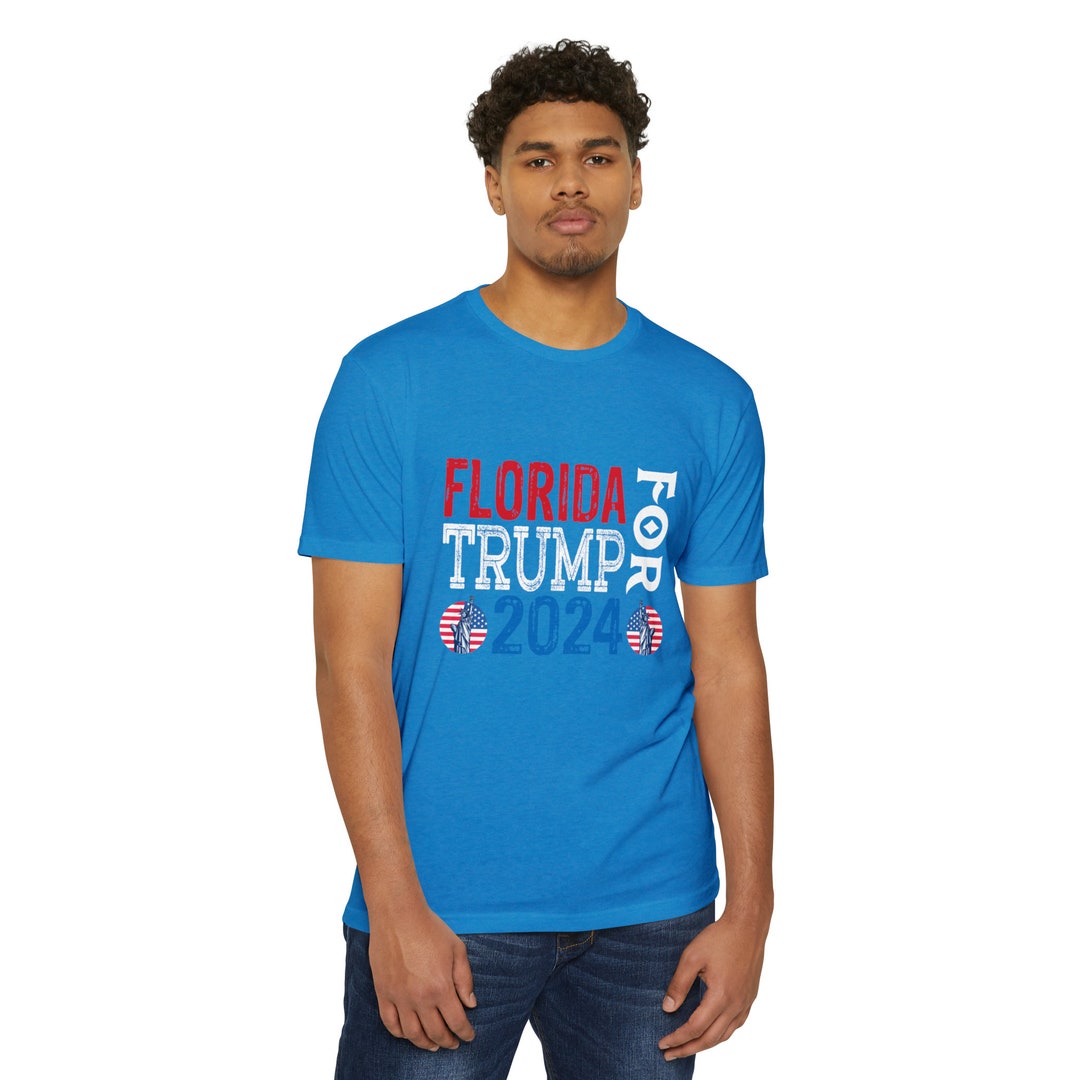 FLORIDA TRUMP 2024 Unisex CVC Jersey T-shirt - Etsy