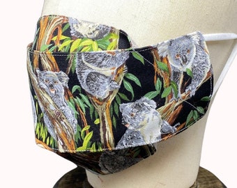 3d Koala Face Mask - Etsy